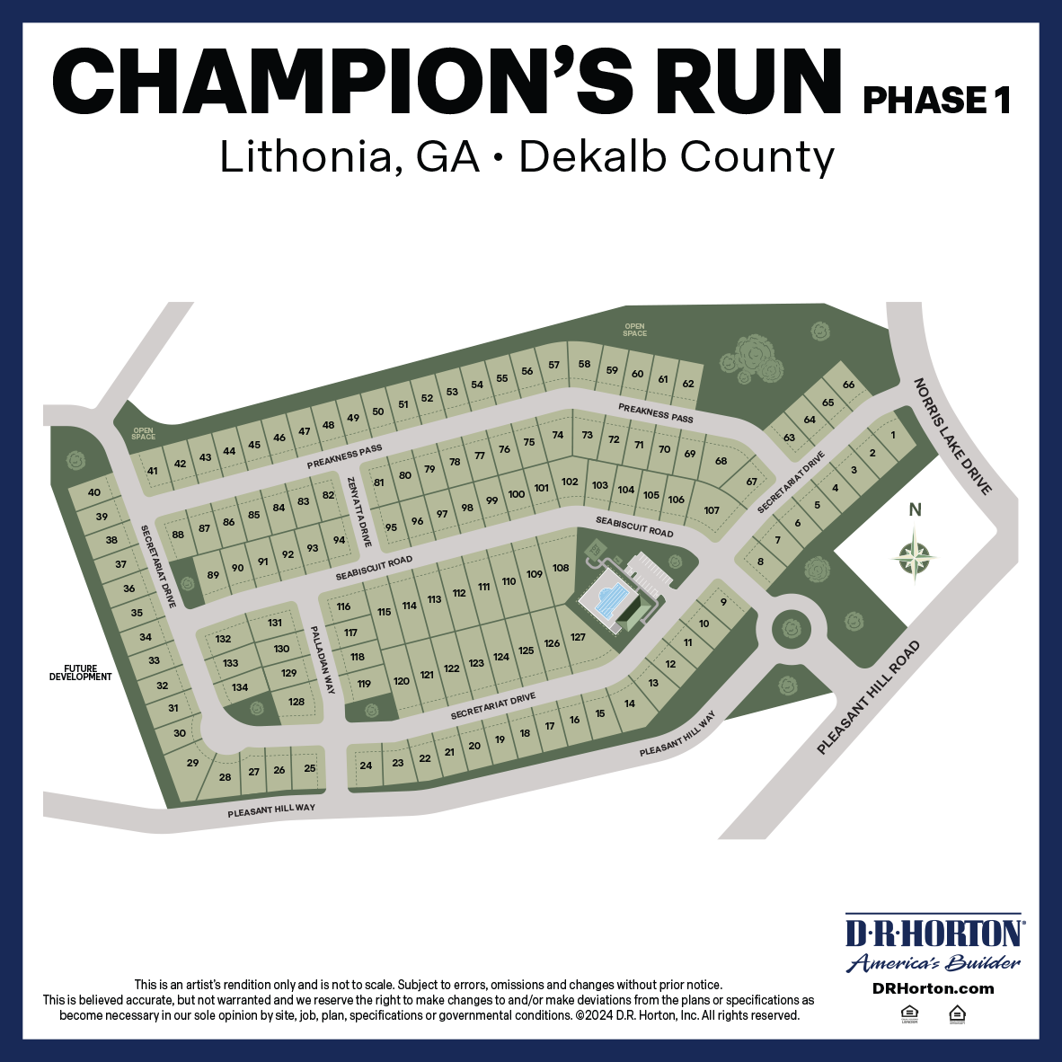 New Homes in Champions Run | Lithonia, GA | D.R. Horton