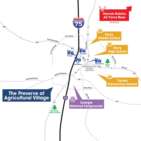 New Homes in The Preserve Agricultural Village | PERRY, GA | D.R. Horton