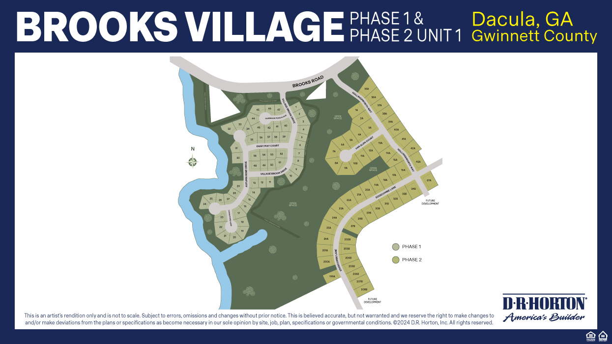New Homes in Brooks Village | DACULA, GA | D.R. Horton