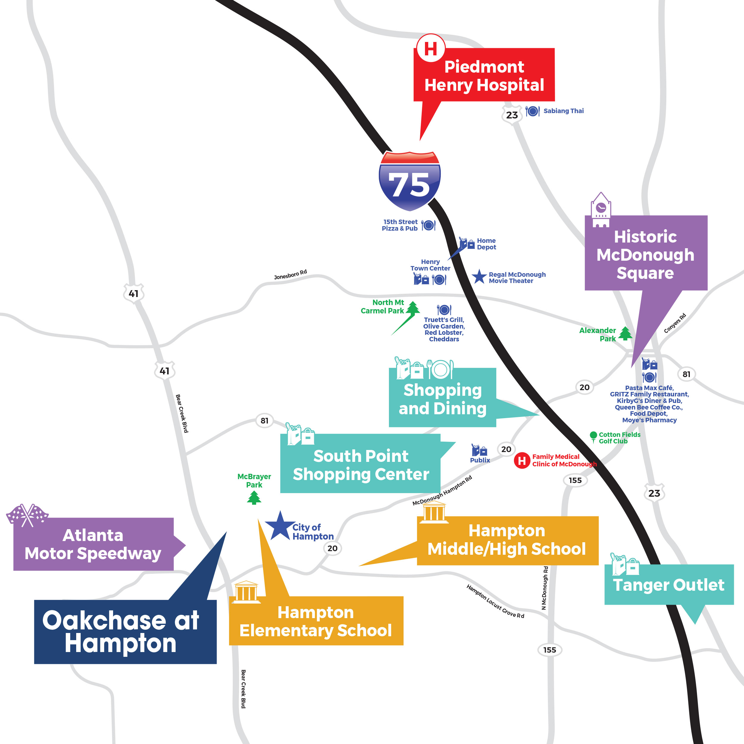 New Homes in Oakchase at Hampton | HAMPTON, GA | D.R. Horton