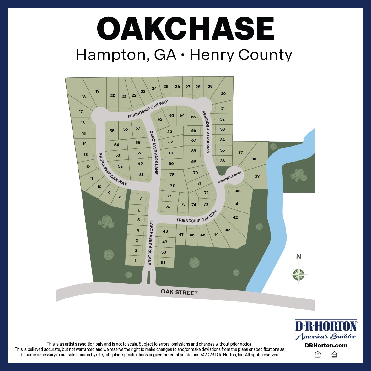 New Homes in Oakchase at Hampton | HAMPTON, GA | D.R. Horton