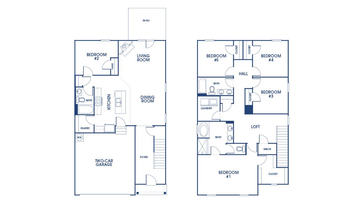 Floor Plan in Kingston Ranch | BUCKHEAD, GA | D.R. Horton