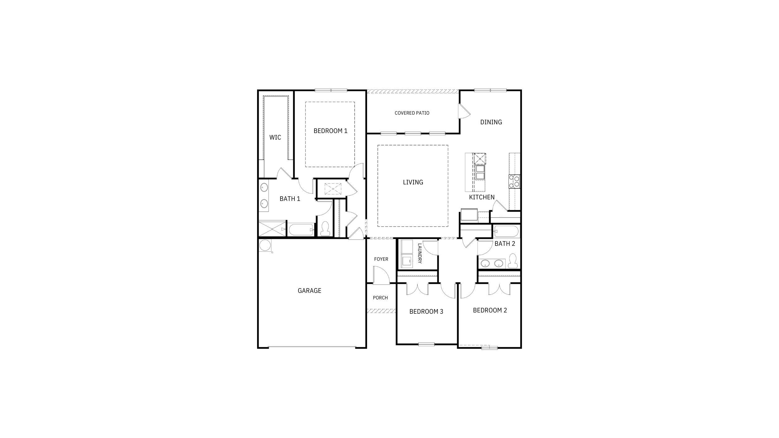 Floor Plan in Chelsea Acres | Chelsea, AL | D.R. Horton