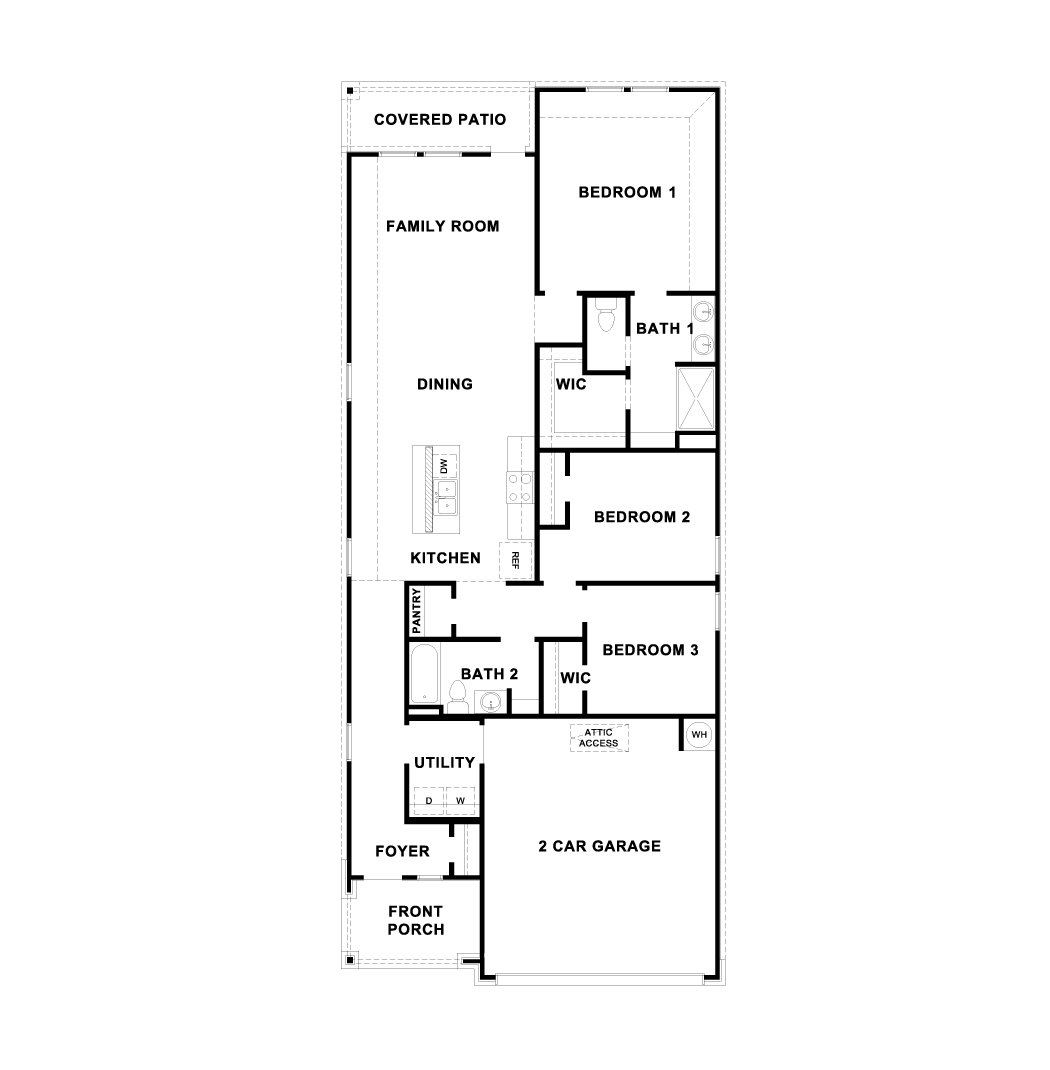 Floor Plan in The Enclave | Oklahoma City, OK | D.R. Horton