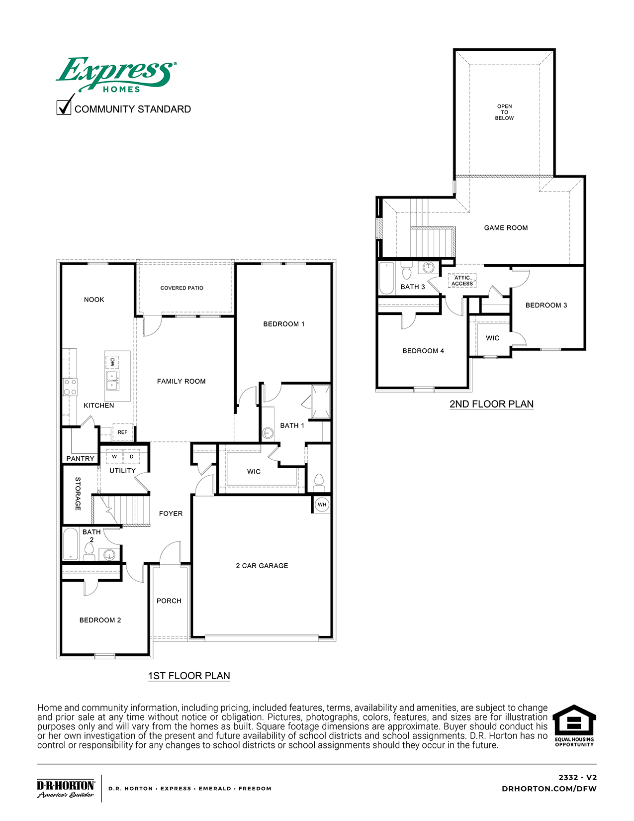 Floor Plan in Stuart Ridge | Denton, TX | D.R. Horton