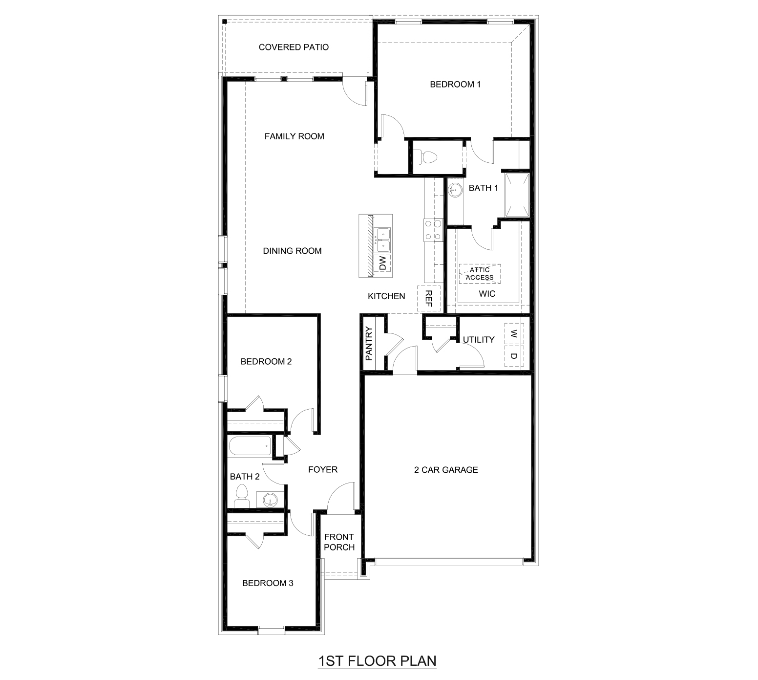 Floor Plan in Three Oaks | Sherman, TX | D.R. Horton