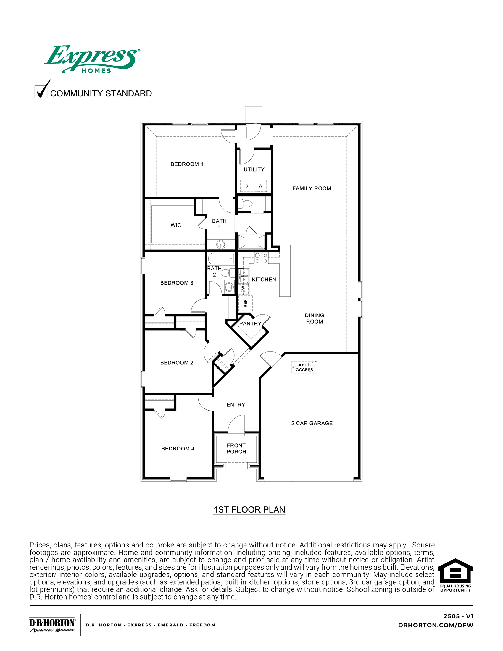 Dr Horton Camden Floor Plan Texas | Viewfloor.co