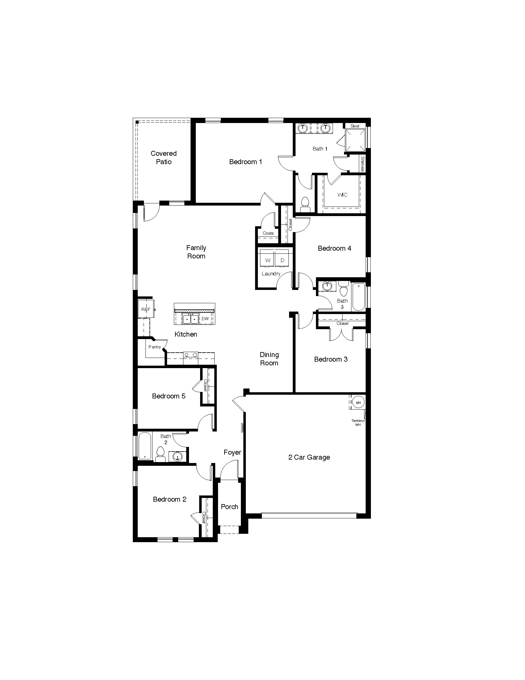 Floor Plan in Northwest Passage | MIDLAND, TX | D.R. Horton