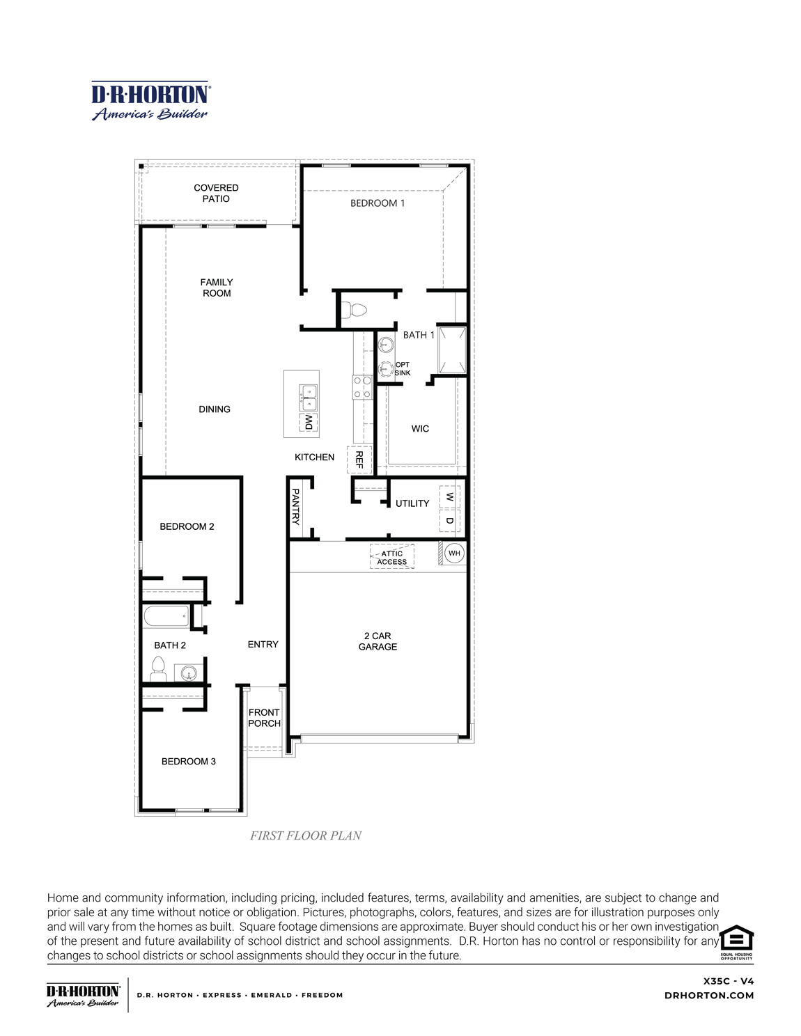 Georgetown Floor Plan Dr Horton Park | Viewfloor.co