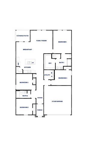 Floor Plan in Grand Pines | Magnolia, TX | D.R. Horton