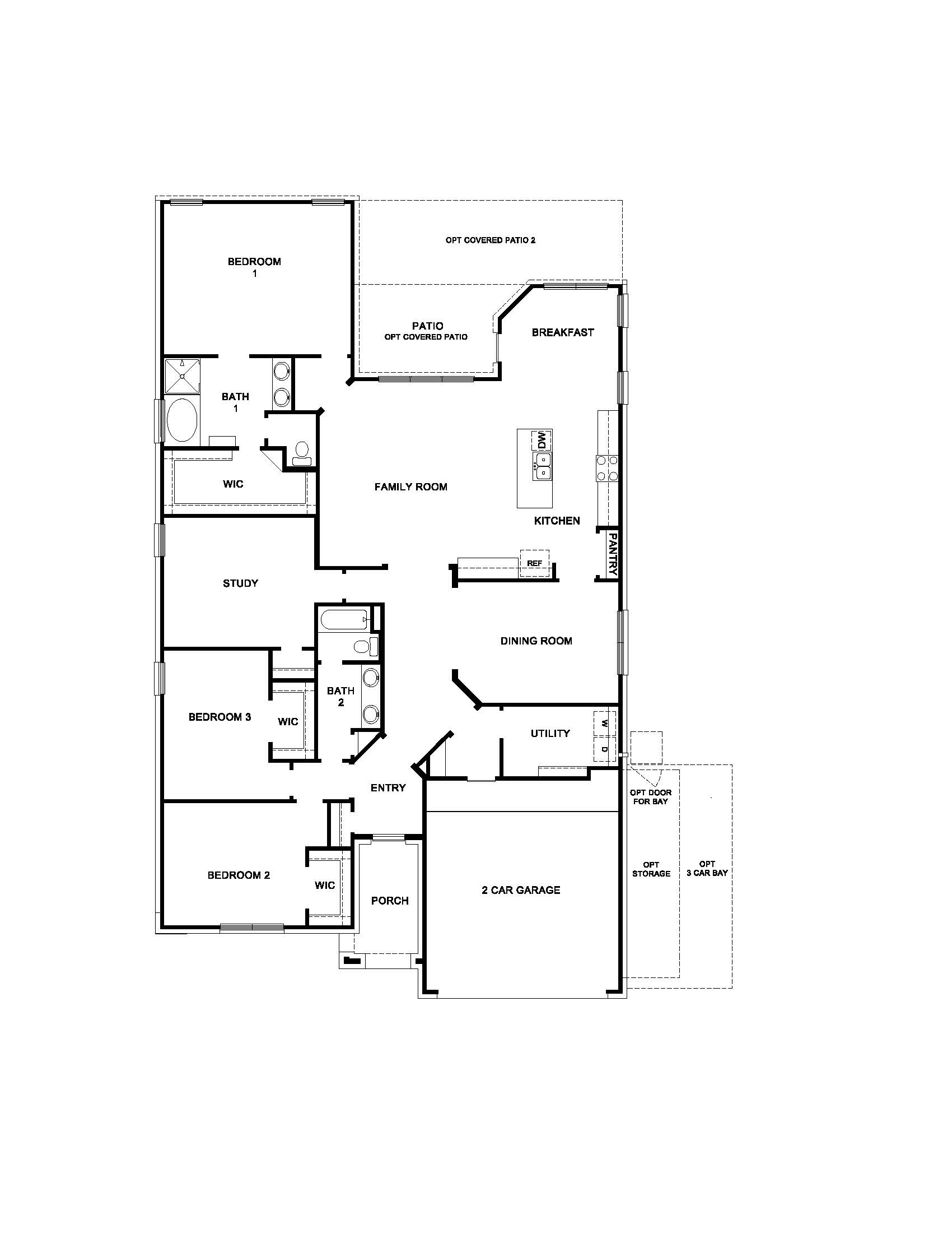 Floor Plan in River Ranch Estates | Dayton, TX | D.R. Horton