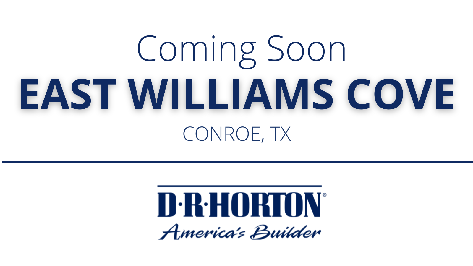 New Homes in East Williams Cove | CONROE, TX | D.R. Horton