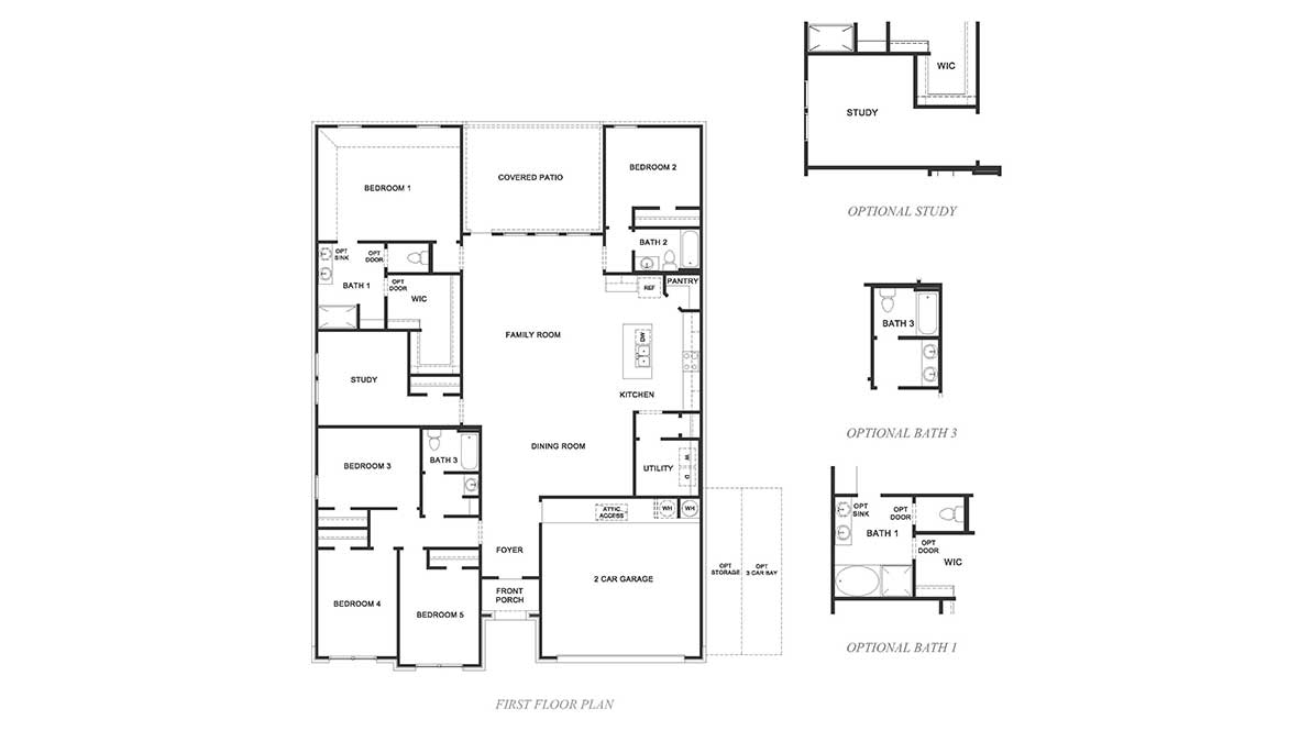 Floor Plan in Tamarron | Fulshear, TX | D.R. Horton
