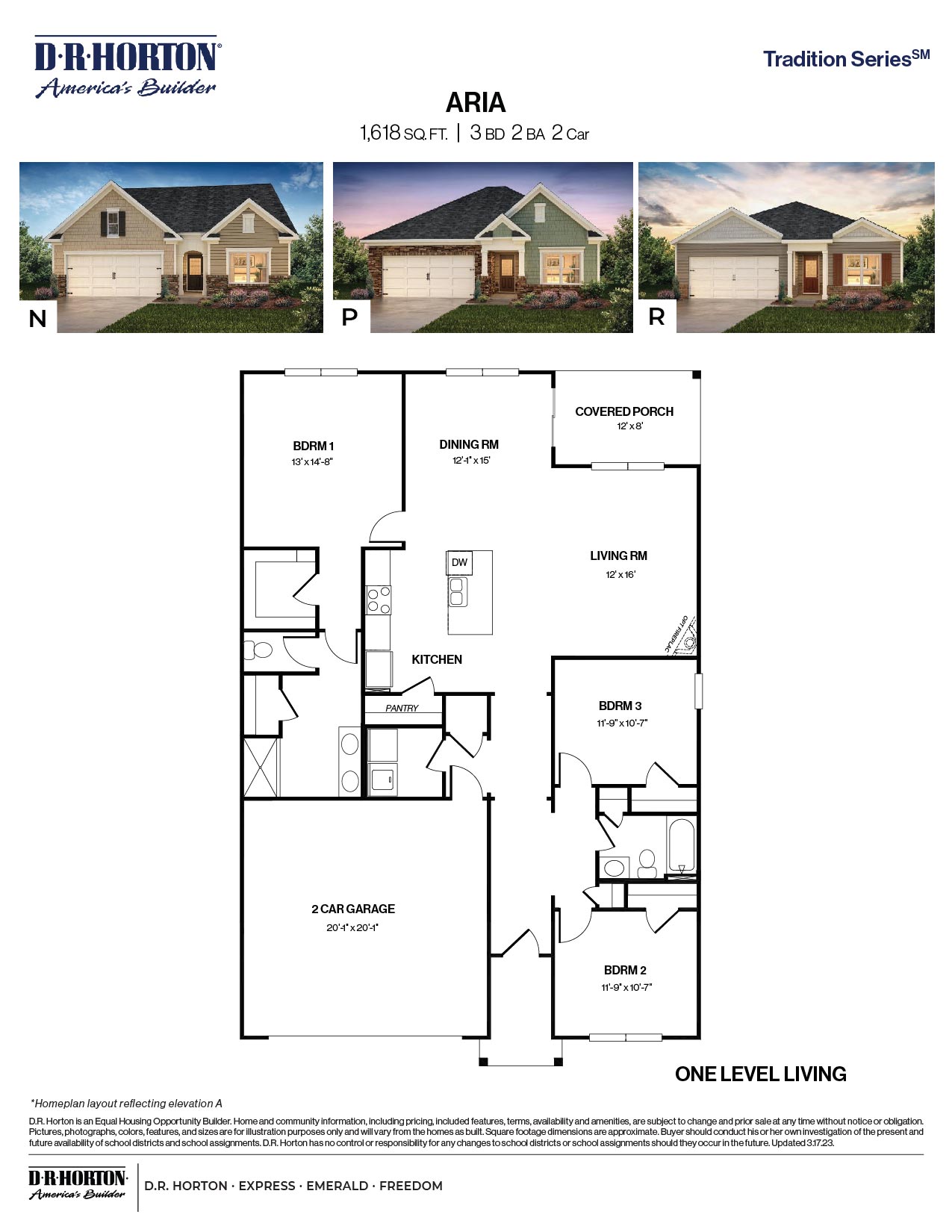 Floor Plan in Saddlebrook | Rocky Mount, NC | D.R. Horton