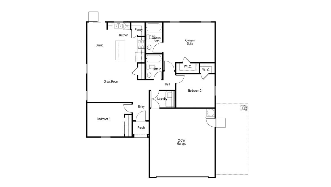 Floor Plan in West Village | Bakersfield, CA | D.R. Horton