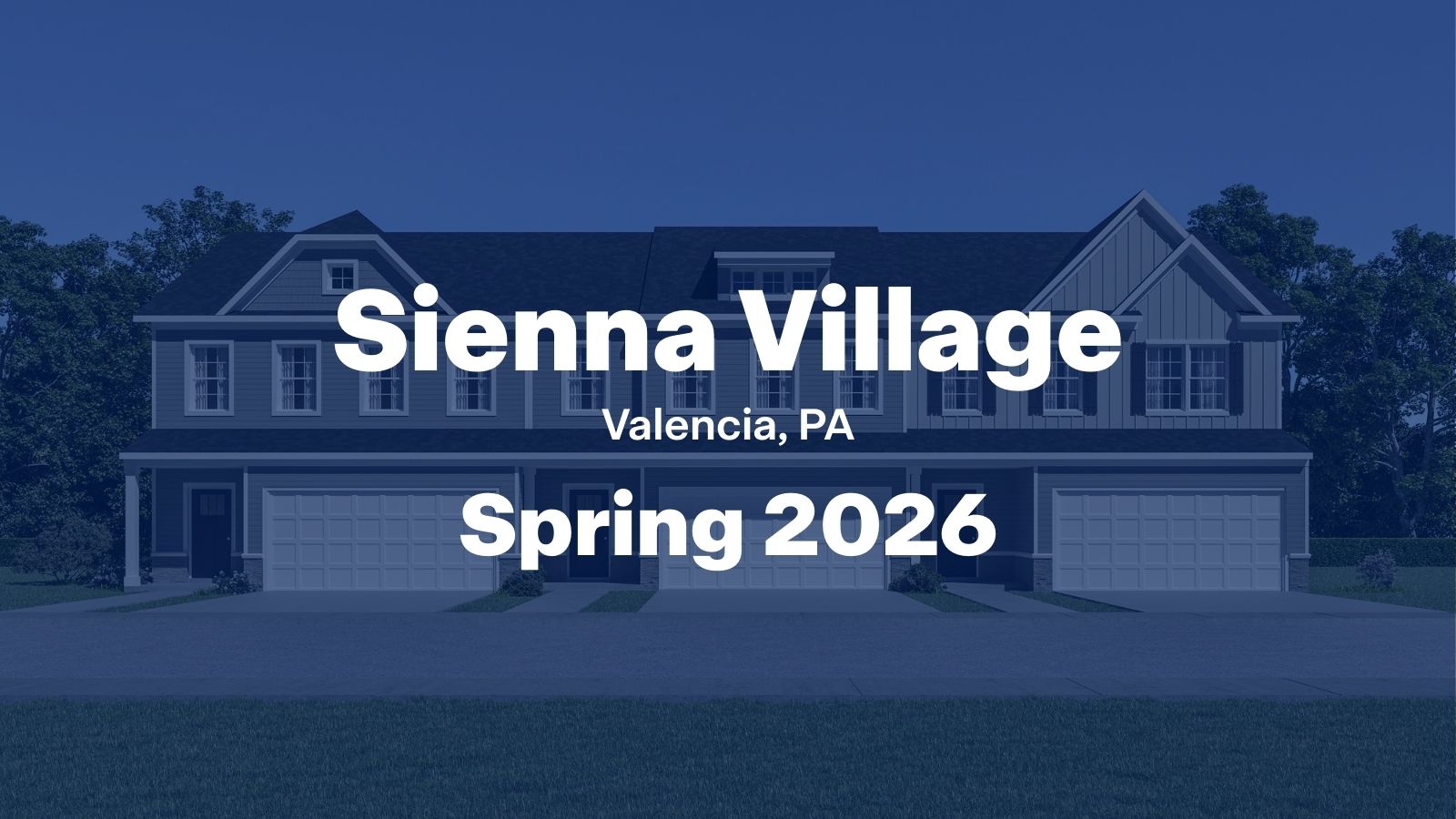 Houses For Sale in Valencia, PA | Sienna Village Townhomes | D.R. Horton