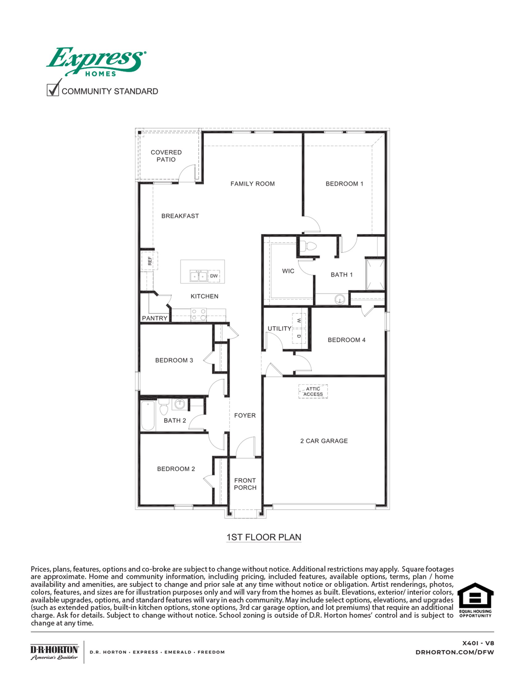 Floor Plan in Cartwright Ranch | Crandall, TX | D.R. Horton