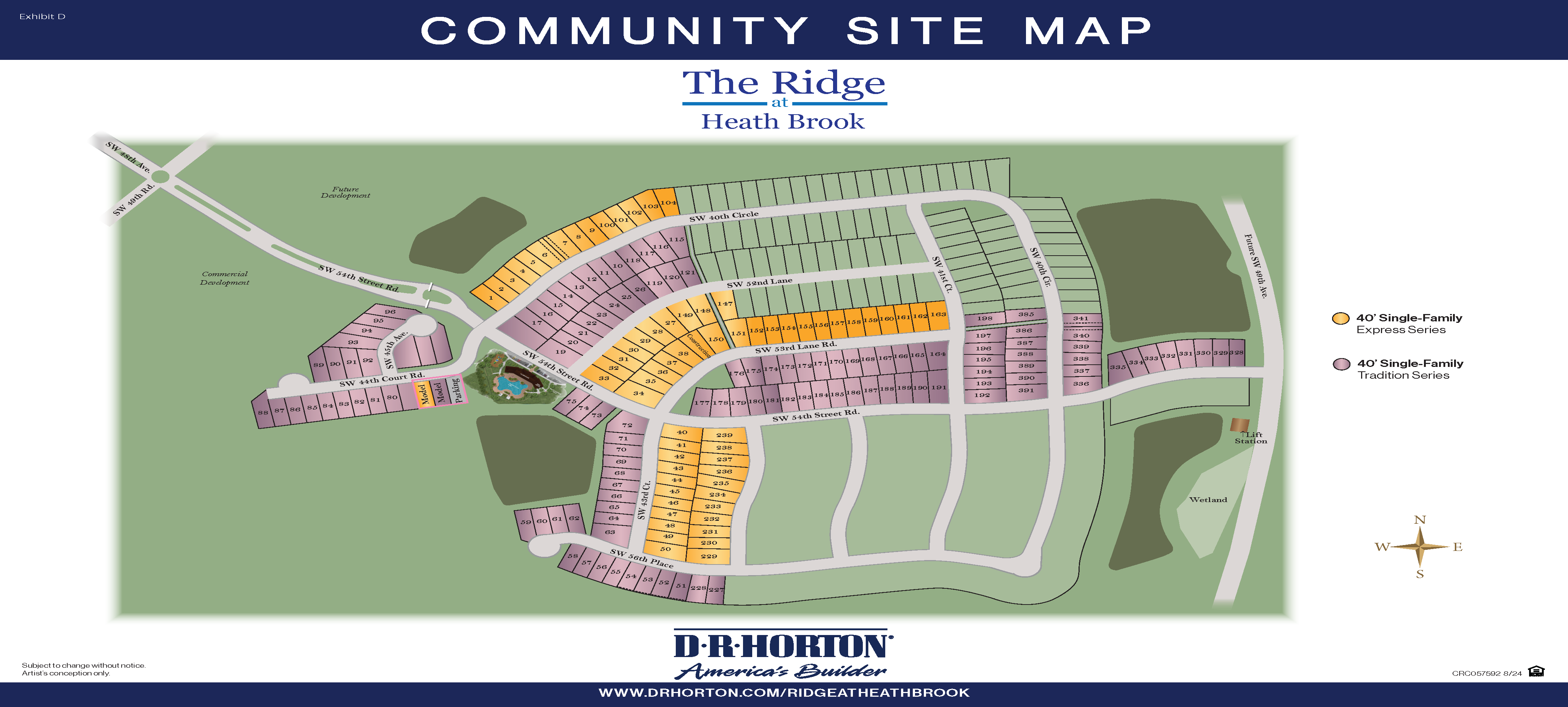 New Homes in Ridge at Heath Brook | OCALA, FL | D.R. Horton