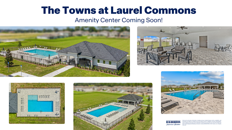 New Homes in The Towns at Laurel Commons | OCALA, FL | D.R. Horton