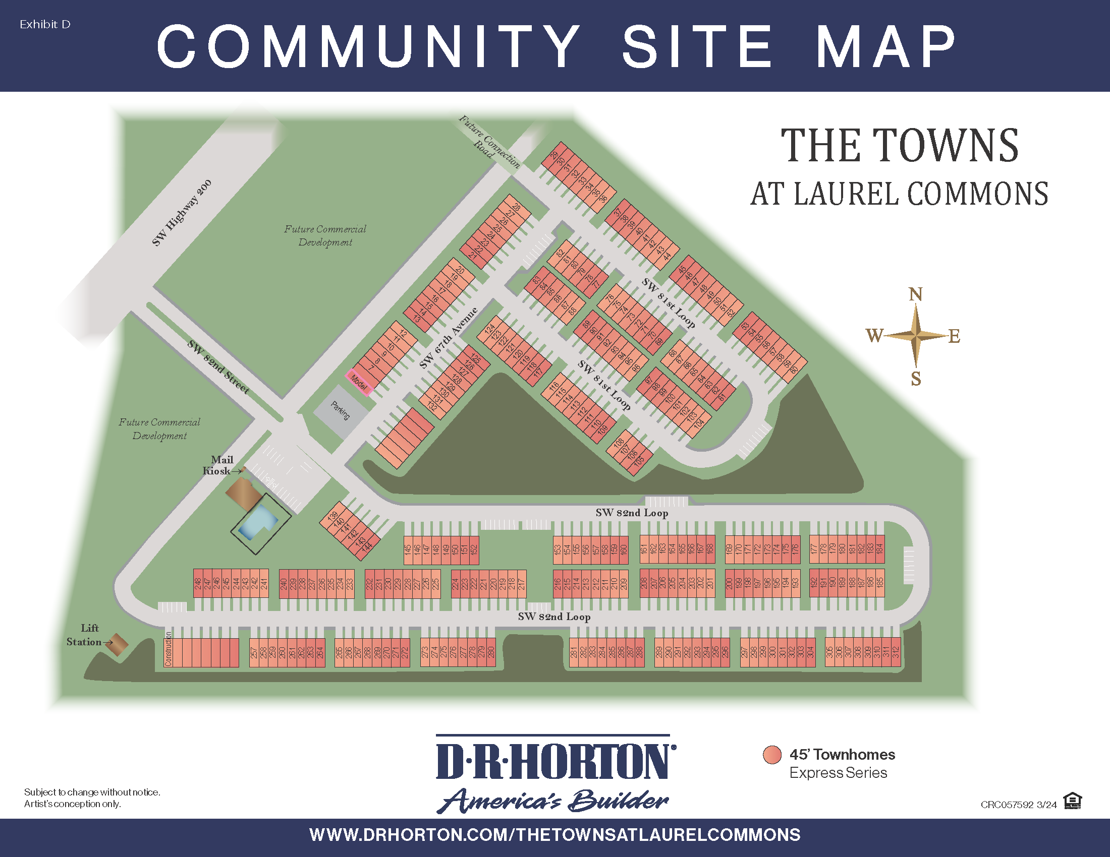 New Homes in The Towns at Laurel Commons | OCALA, FL | D.R. Horton