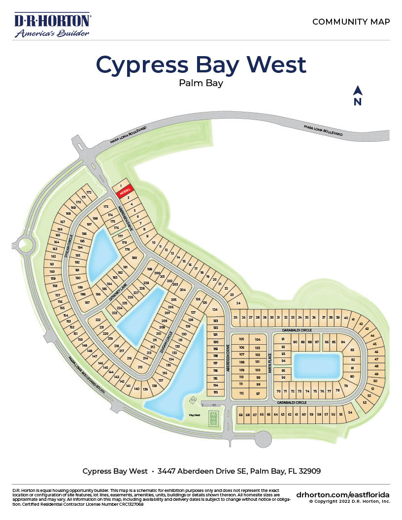 New Homes in Cypress Bay West | Palm Bay, FL | D.R. Horton