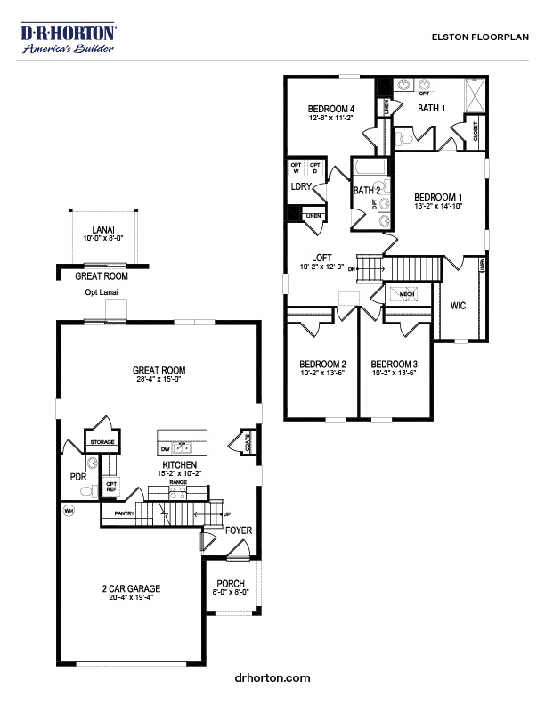 Floor Plan in Morningside | Fort Pierce, FL | D.R. Horton