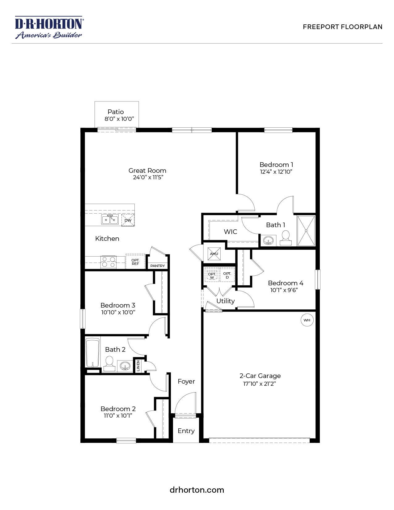 Floor Plan in Morningside | Fort Pierce, FL | D.R. Horton