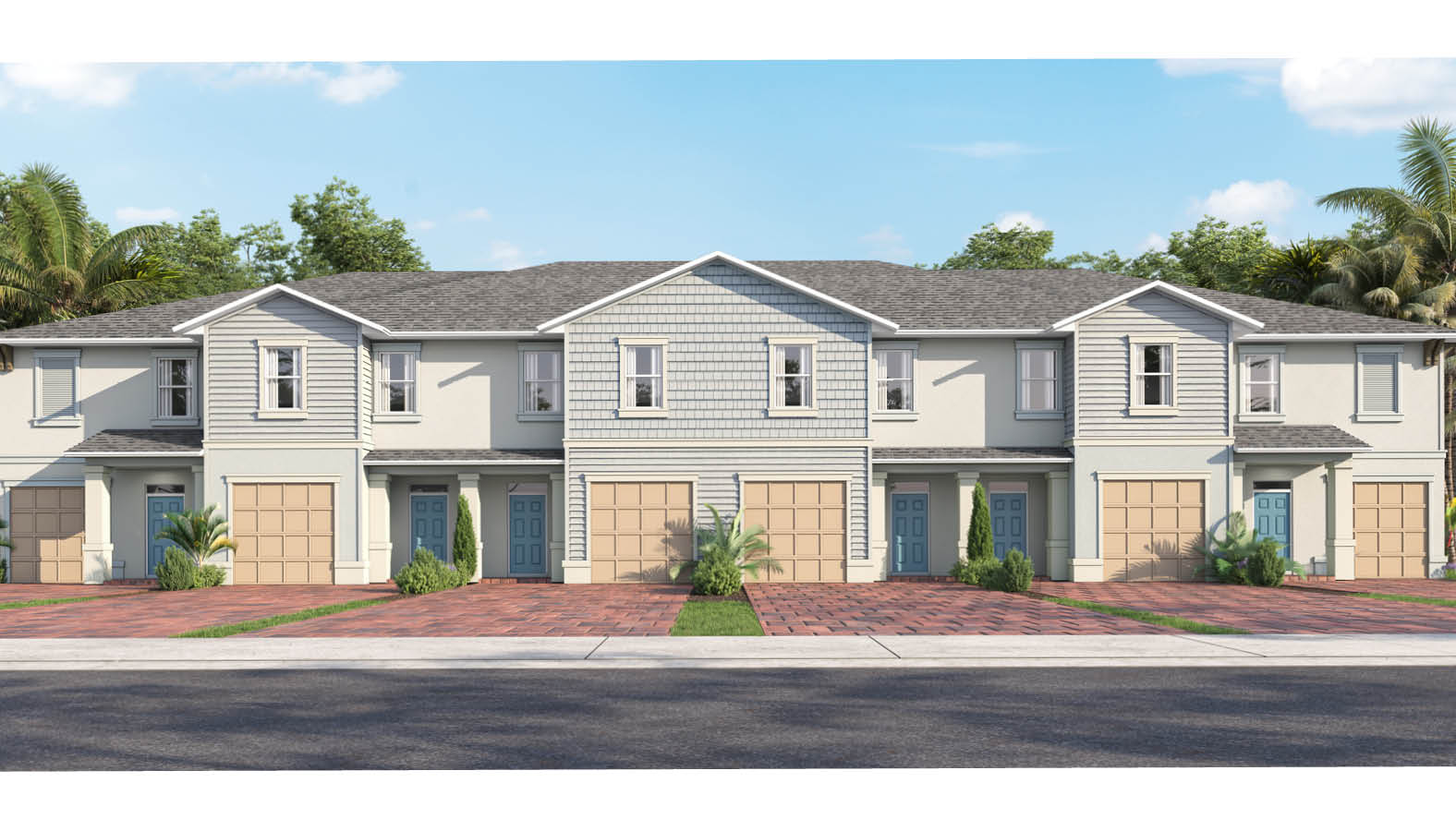New Homes in Central Park Townhomes | Port St. Lucie, FL | Tradition Series