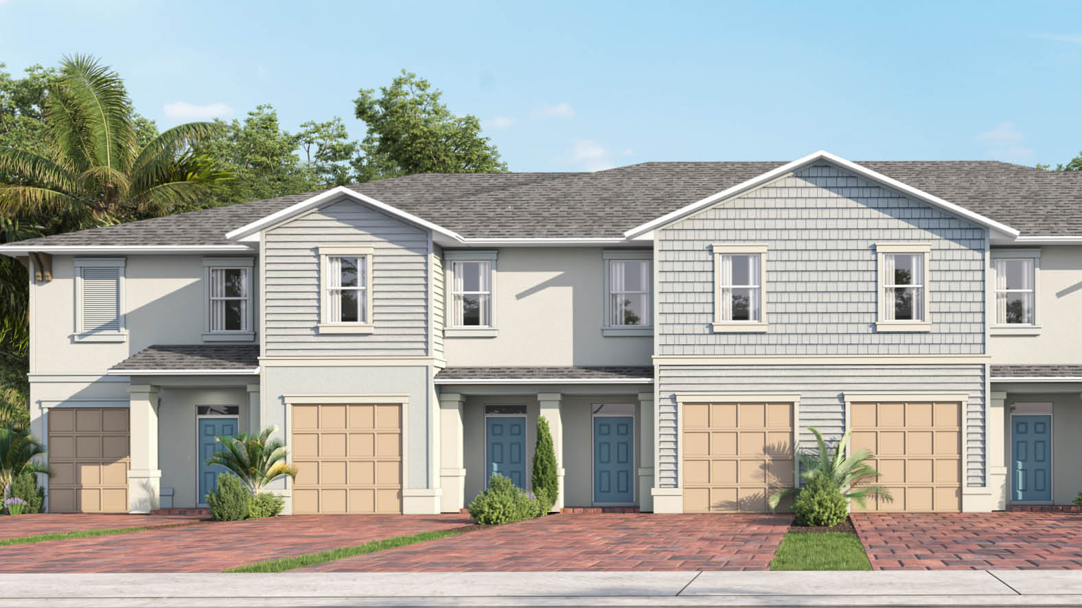 New Homes in Central Park Townhomes | Port St. Lucie, FL | D.R. Horton