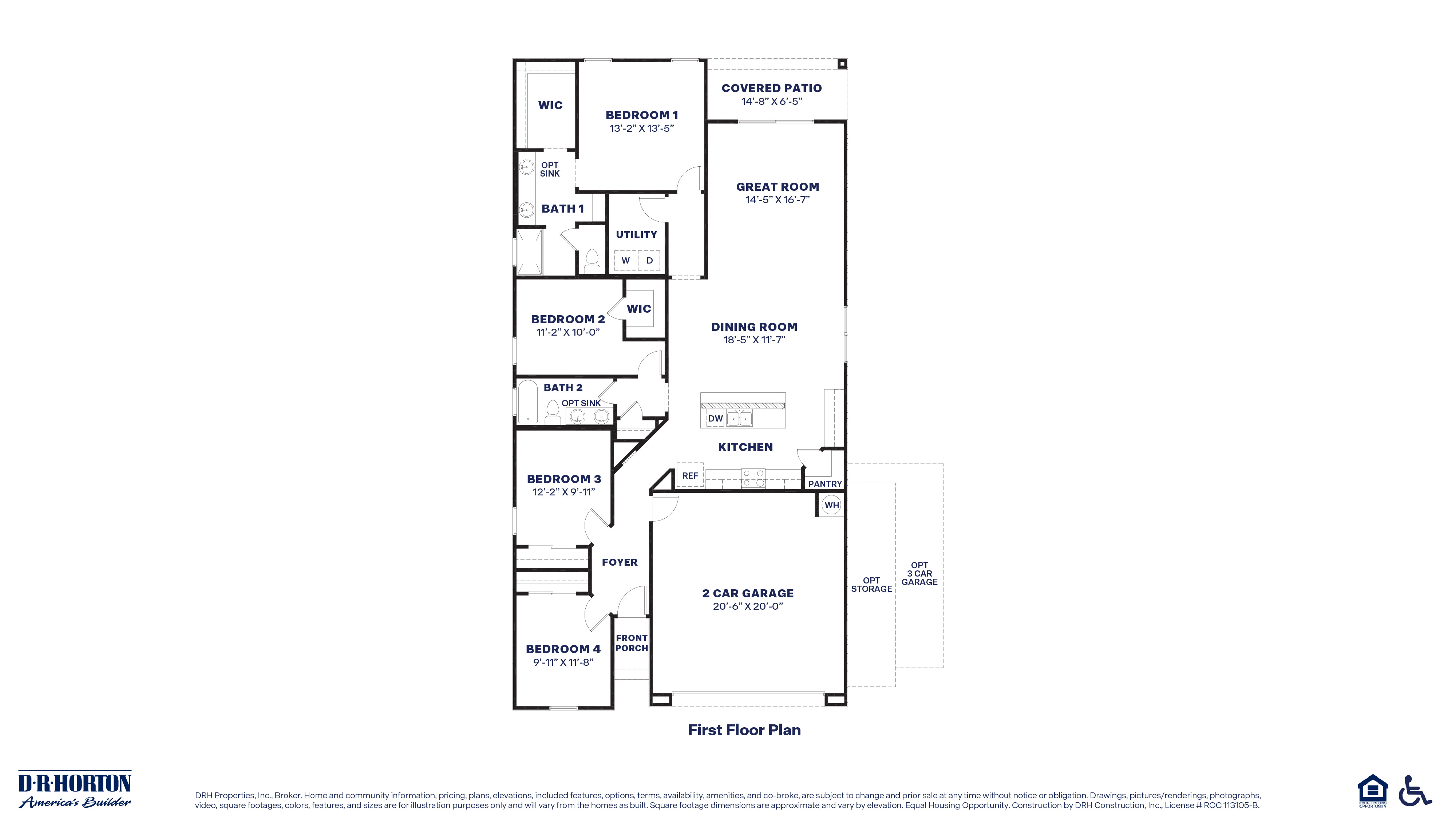 Floor Plan in Copper Falls | Buckeye, AZ | D.R. Horton