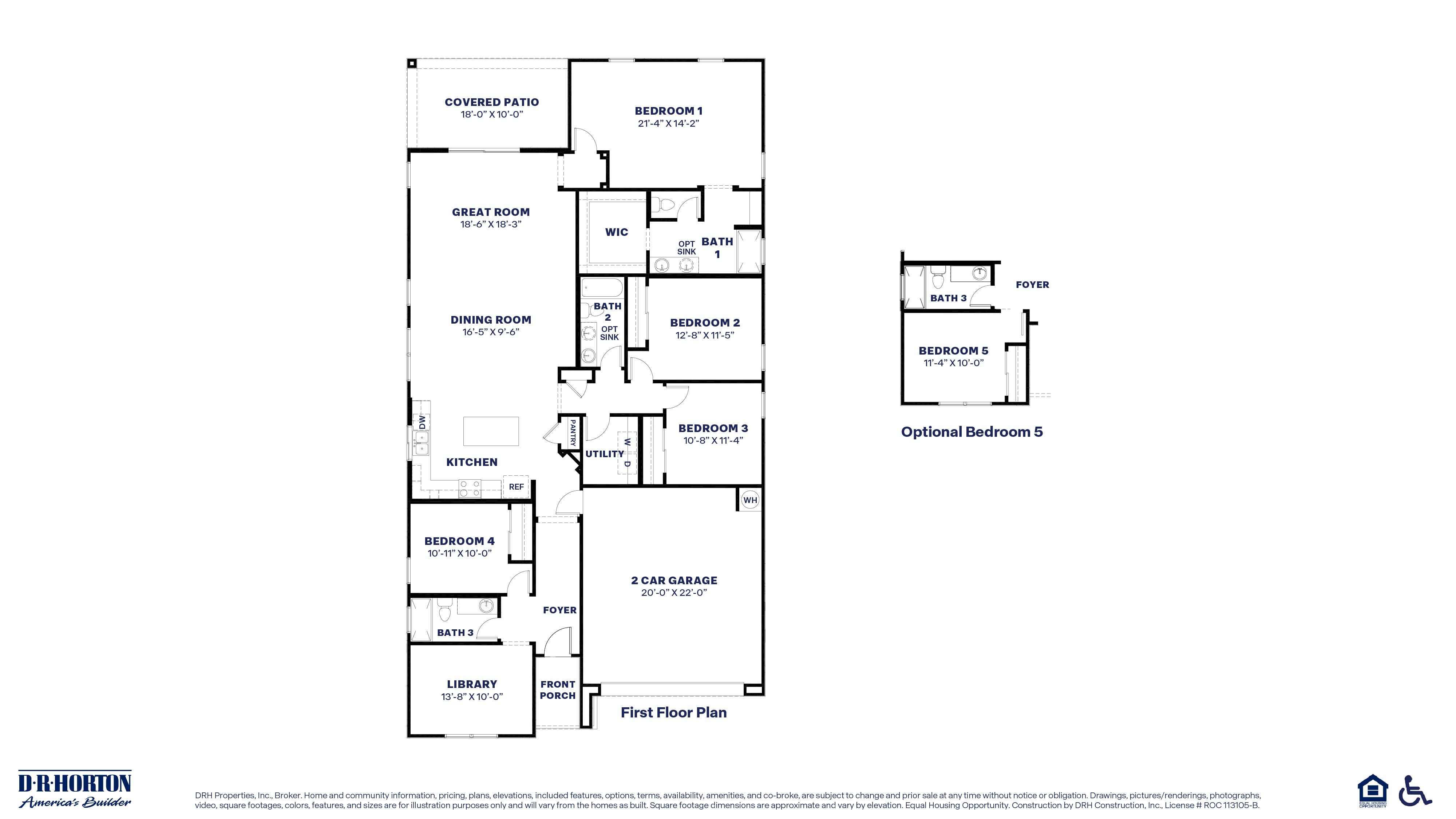 Floor Plan in Rio Rancho Estates | SURPRISE, AZ | D.R. Horton