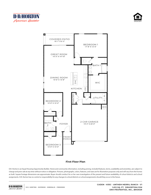 Floor Plan in Anthem at Merrill Ranch | Florence, AZ | D.R. Horton
