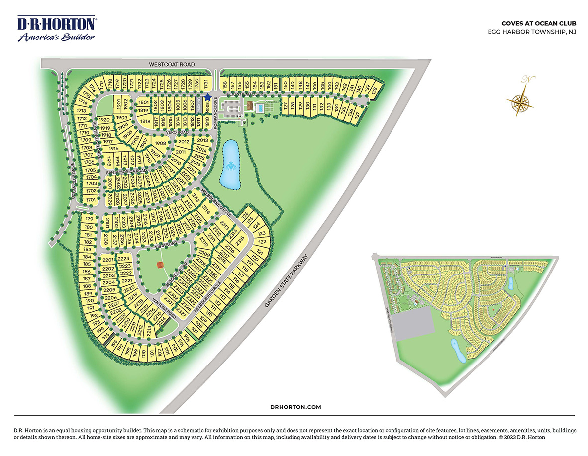 New Homes in Coves at Ocean Club | Egg Harbor Township, NJ | D.R. Horton