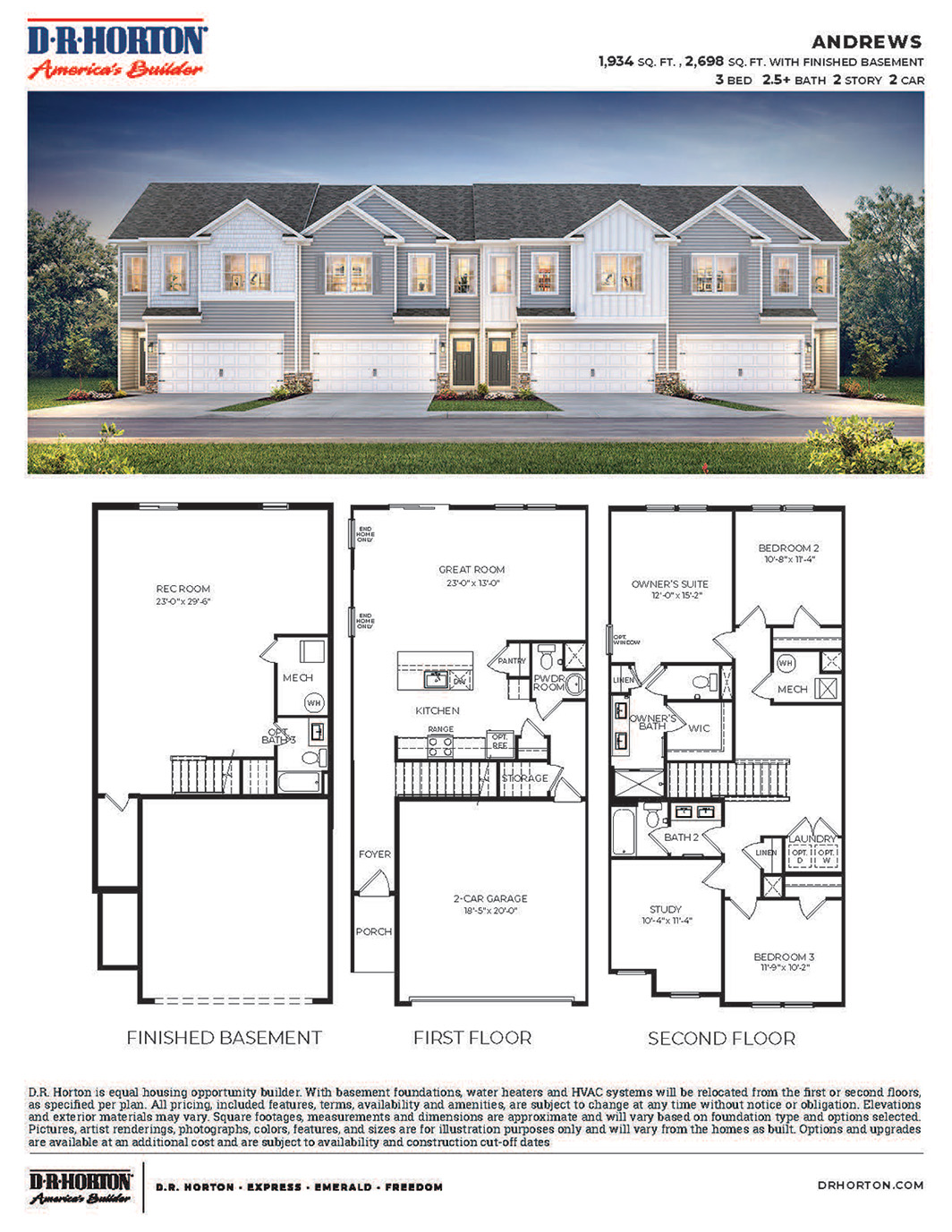Floor Plan in The Club At Jackson | Jackson Township, NJ | D.R. Horton