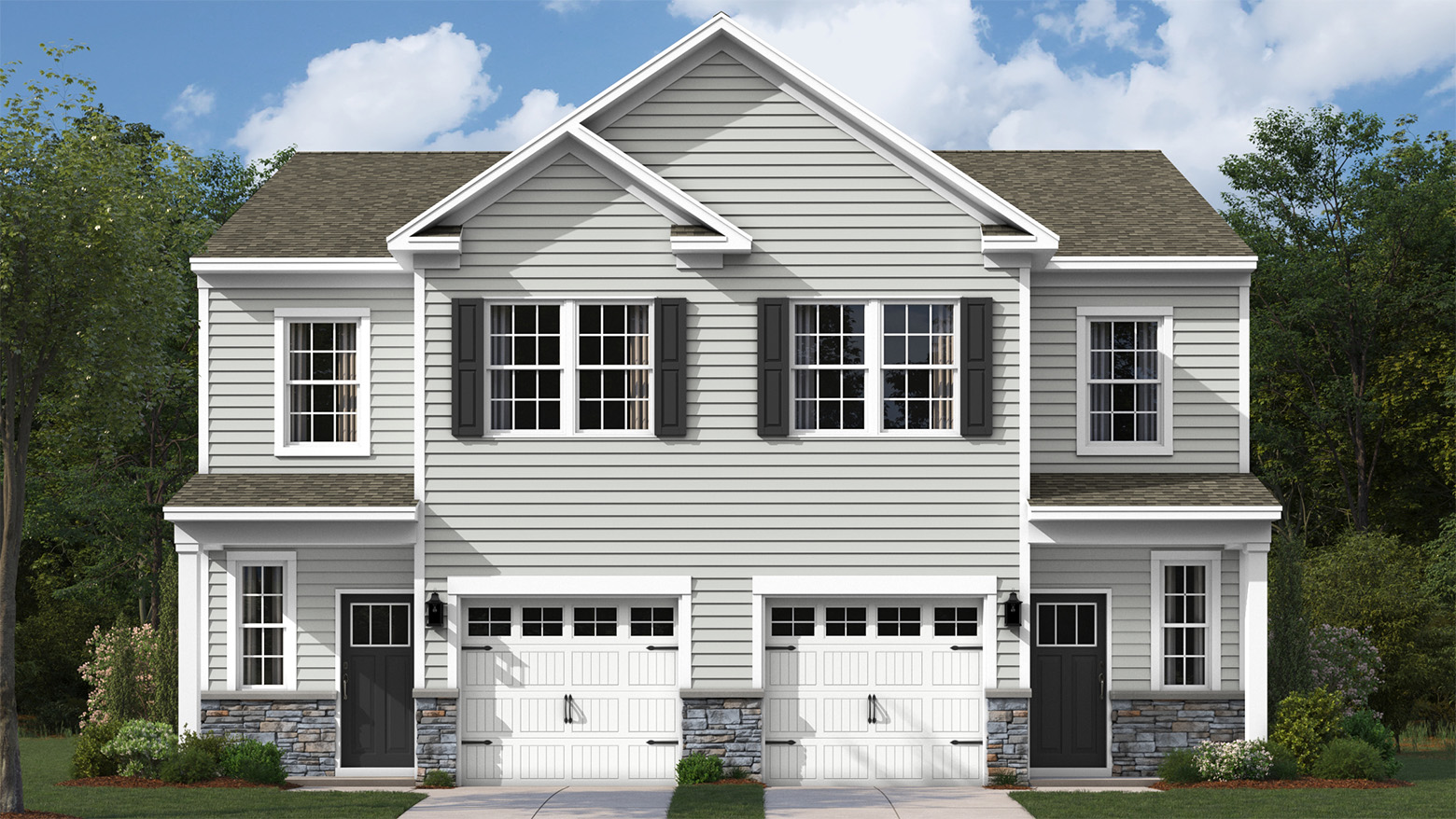 Floor Plan in The Enclave at Bentz | Villas, | D.R. Horton