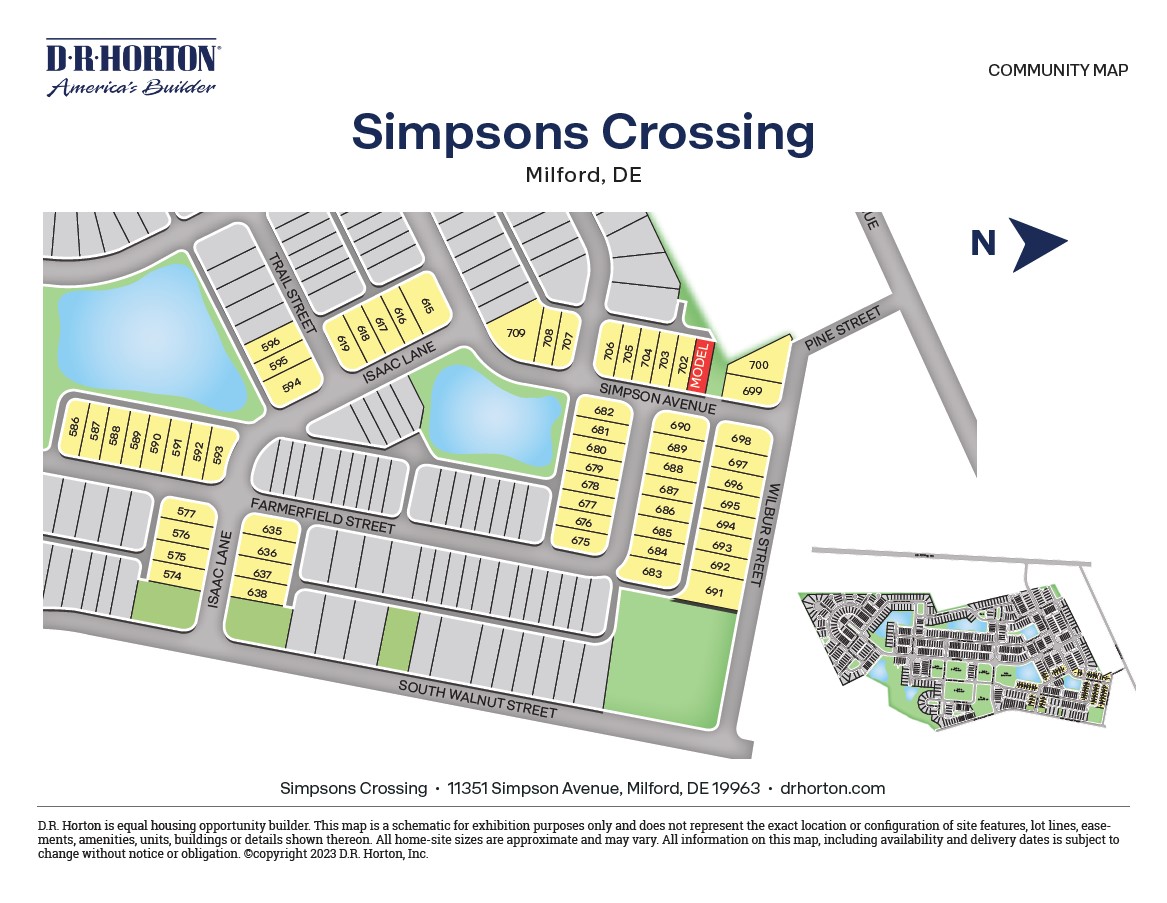 New Homes in Simpsons Crossing | Milford, DE | D.R. Horton