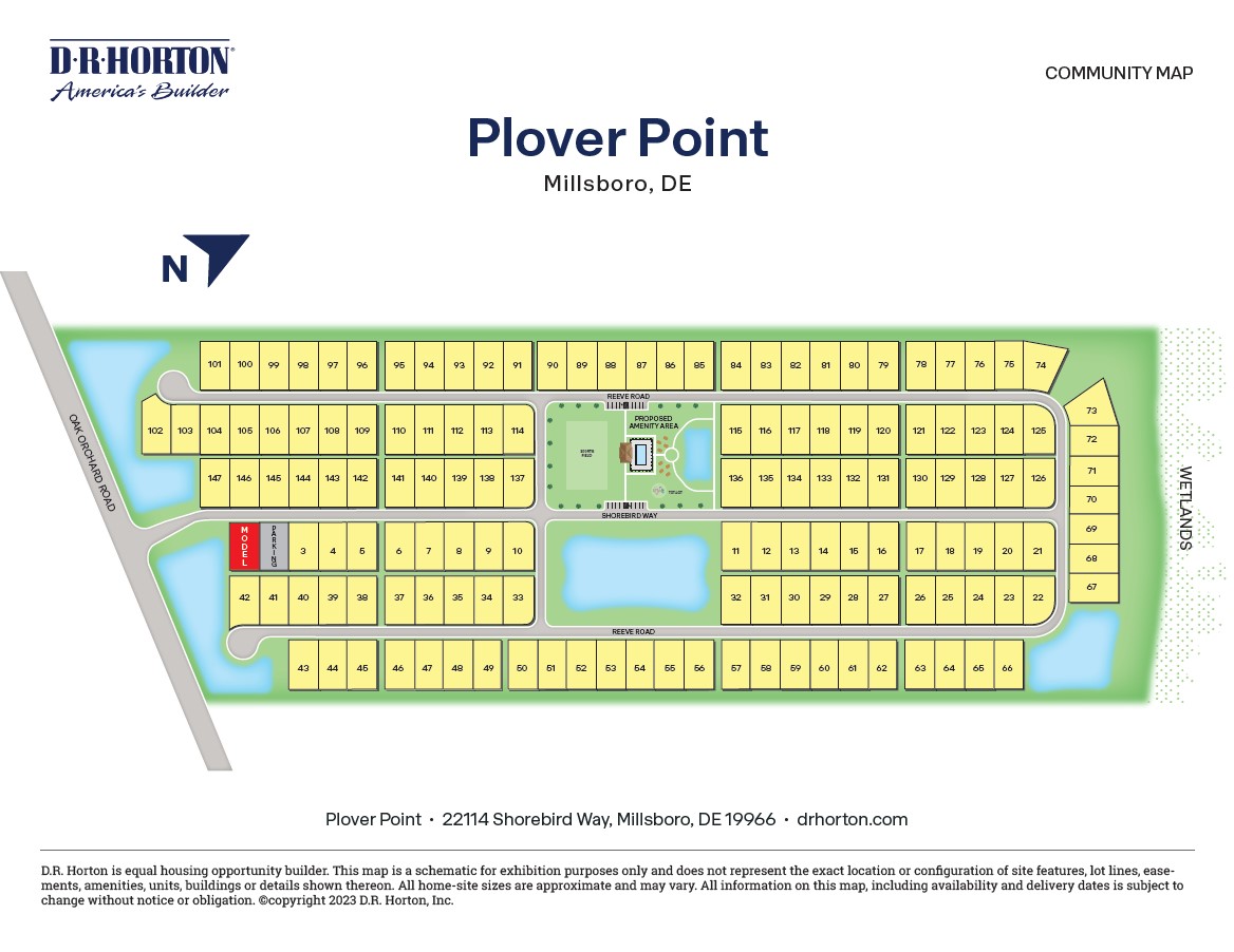 New Homes in Plover Point | Millsboro, DE | D.R. Horton