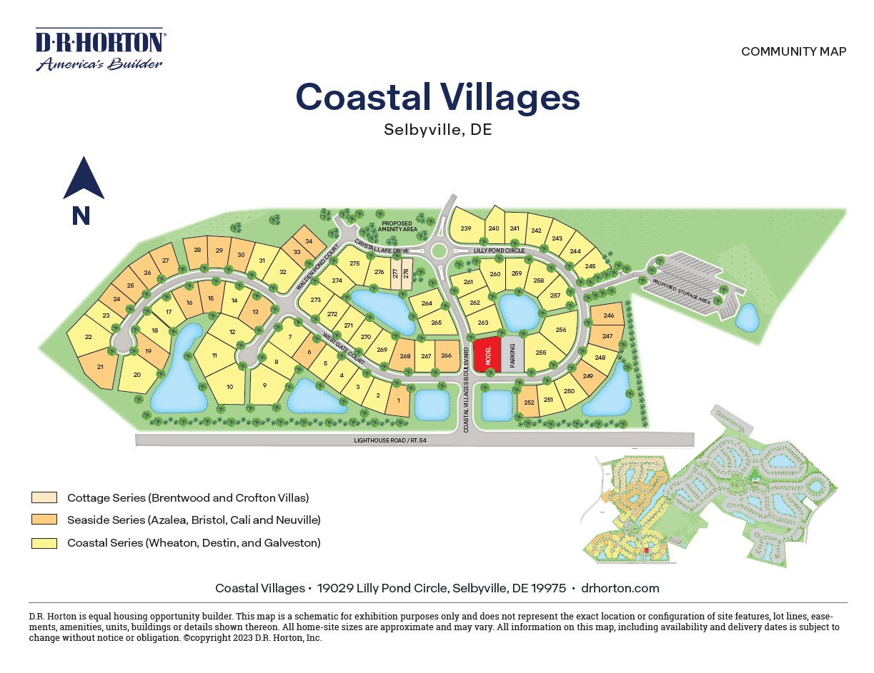 New Homes in Coastal Villages | Selbyville, DE | D.R. Horton