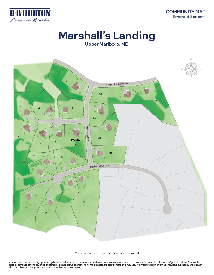 New Homes in Marshalls Landing | Upper Marlboro, MD | D.R. Horton