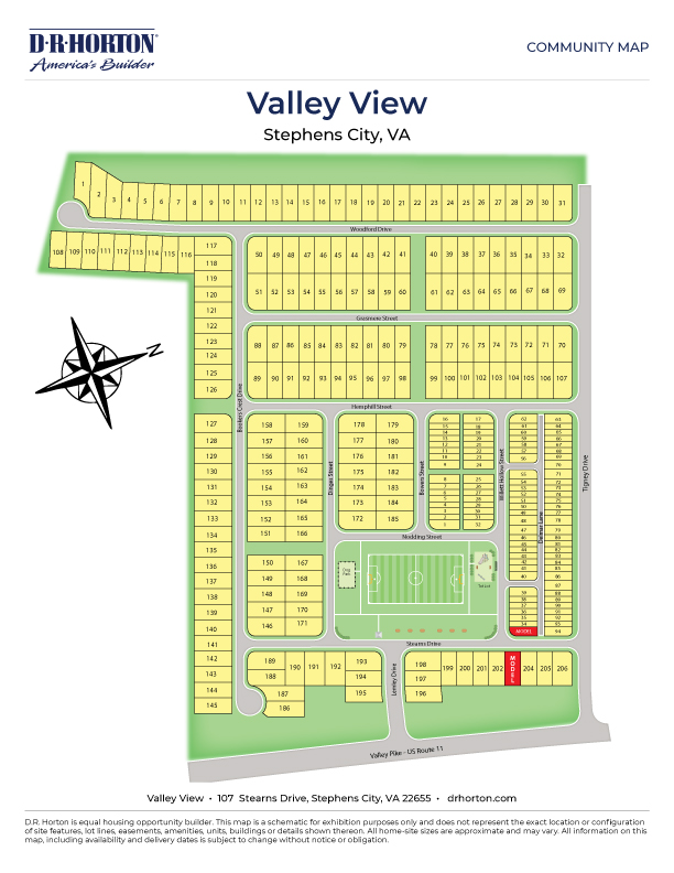 New Homes in Valley View | Stephens City, VA | D.R. Horton
