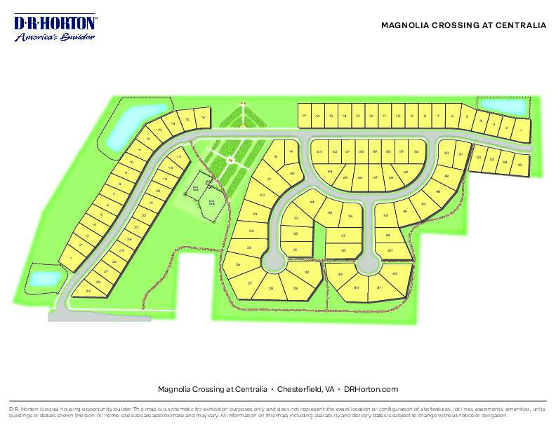 New Homes in Magnolia Crossing at Centralia | CHESTER, VA | D.R. Horton
