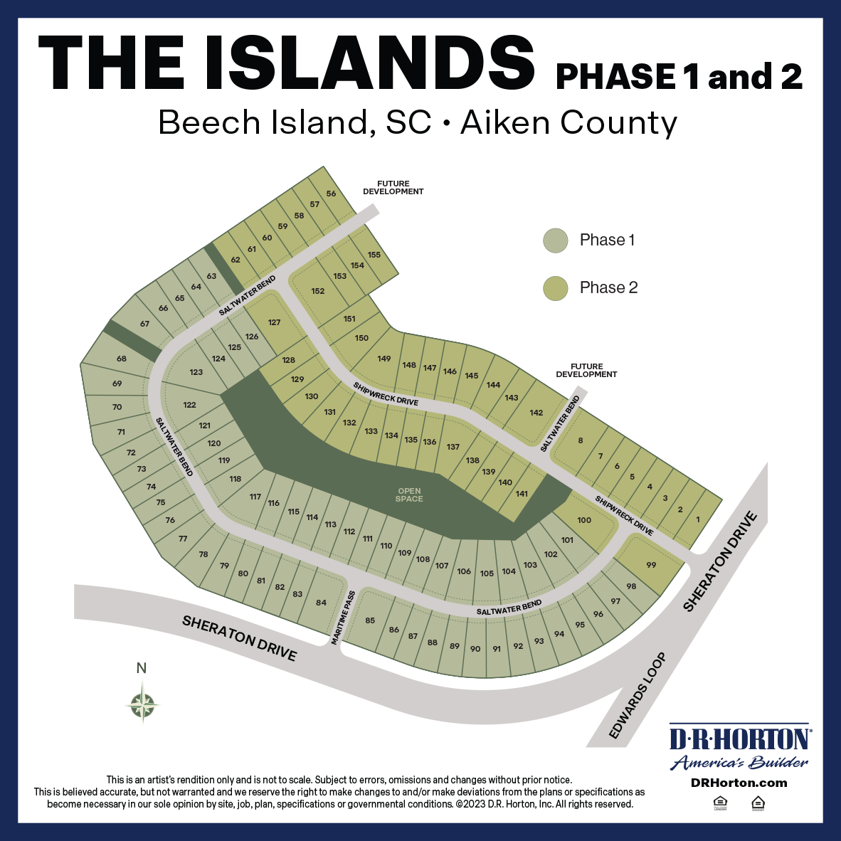 New Homes in The Islands | BEECH ISLAND, SC | D.R. Horton