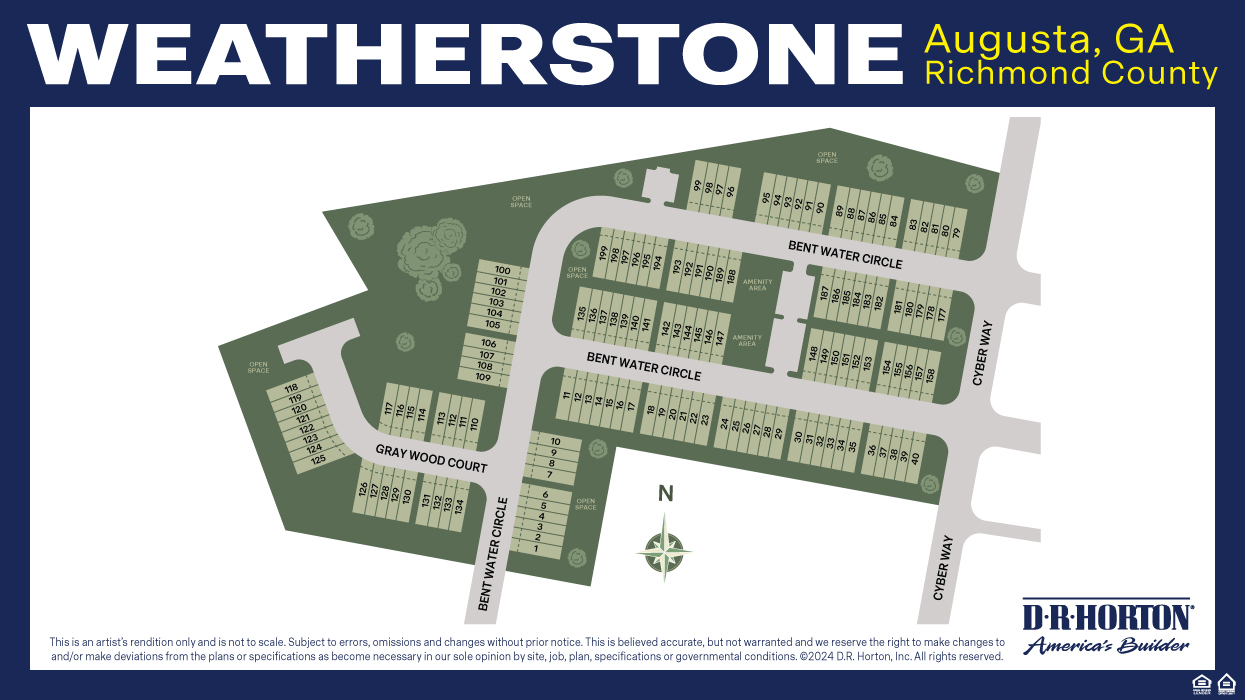 New Homes in Weatherstone | Augusta, GA | D.R. Horton