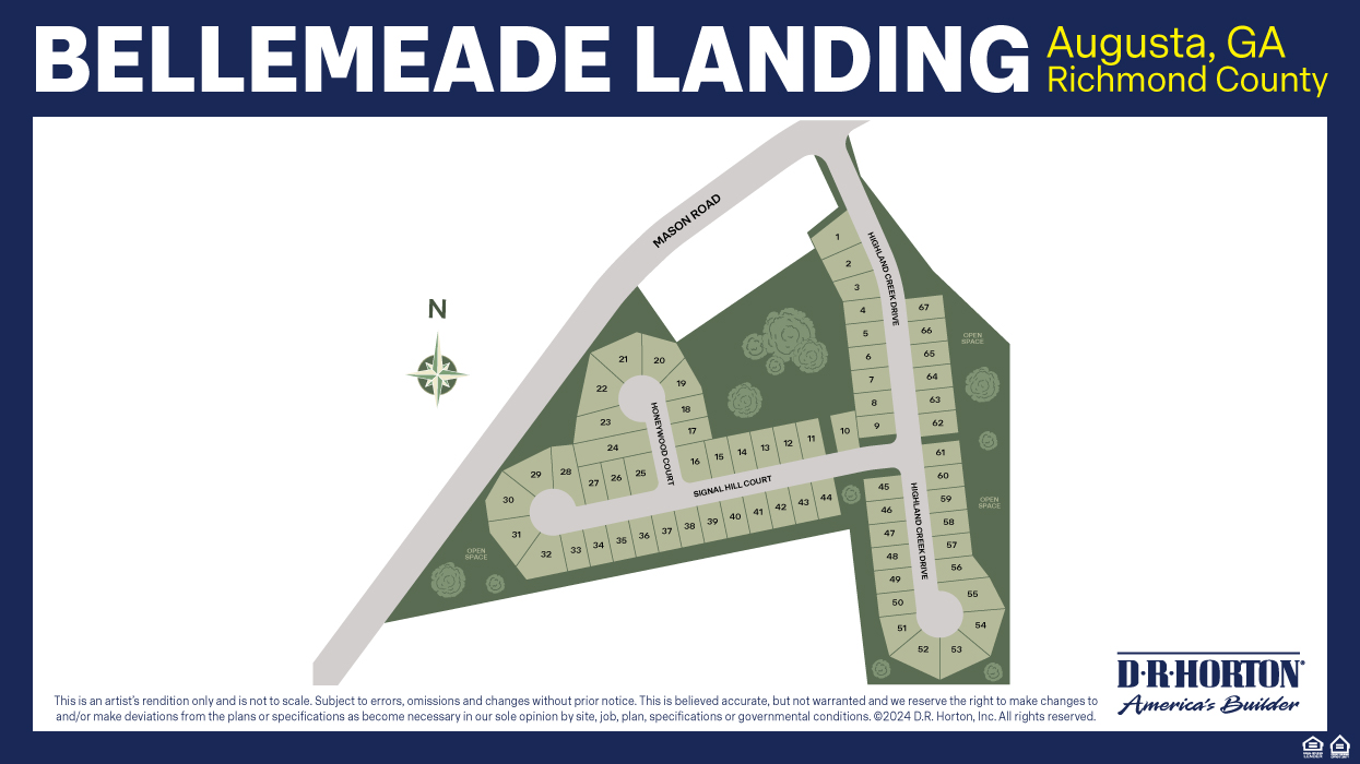 New Homes in Bellemeade Landing | AUGUSTA, GA | D.R. Horton