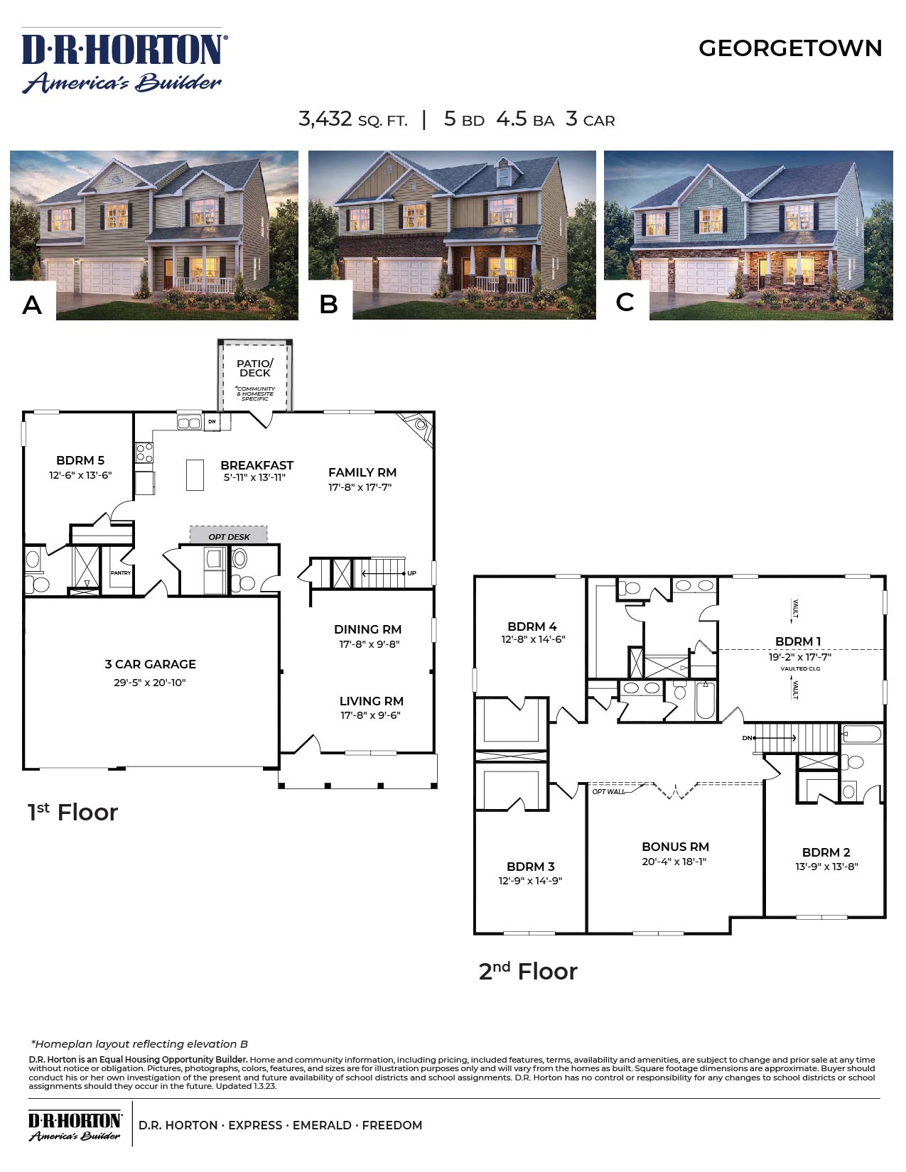 Home For Sale in The Estates at Edinborough | Gibsonville, | D.R. Horton