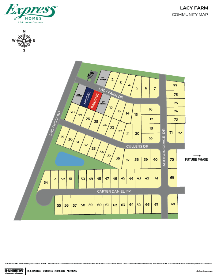 New Homes in Lacy Farm | Graham, NC | D.R. Horton