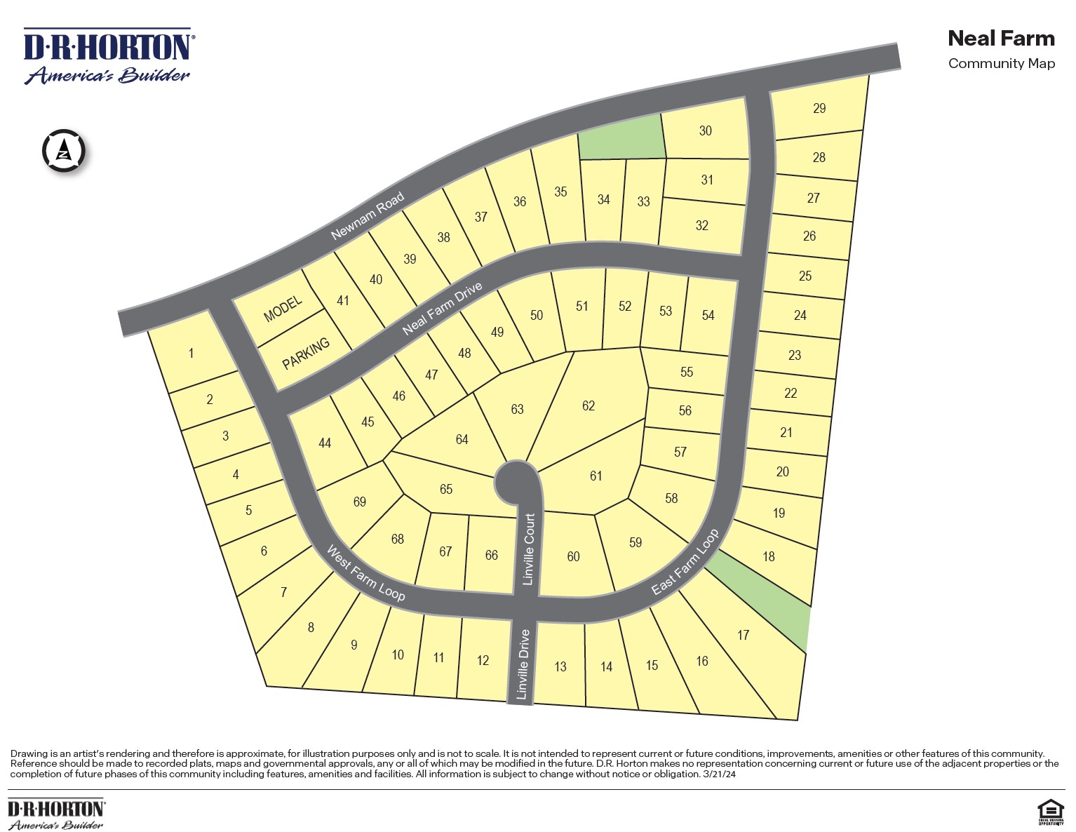 New Homes in Neal Farm | Stokesdale, NC | D.R. Horton