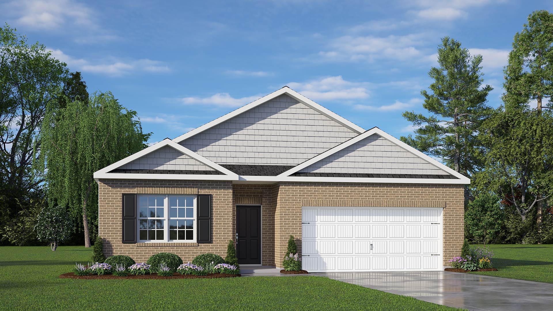 Floor Plan in Preston Oaks | King, | D.R. Horton