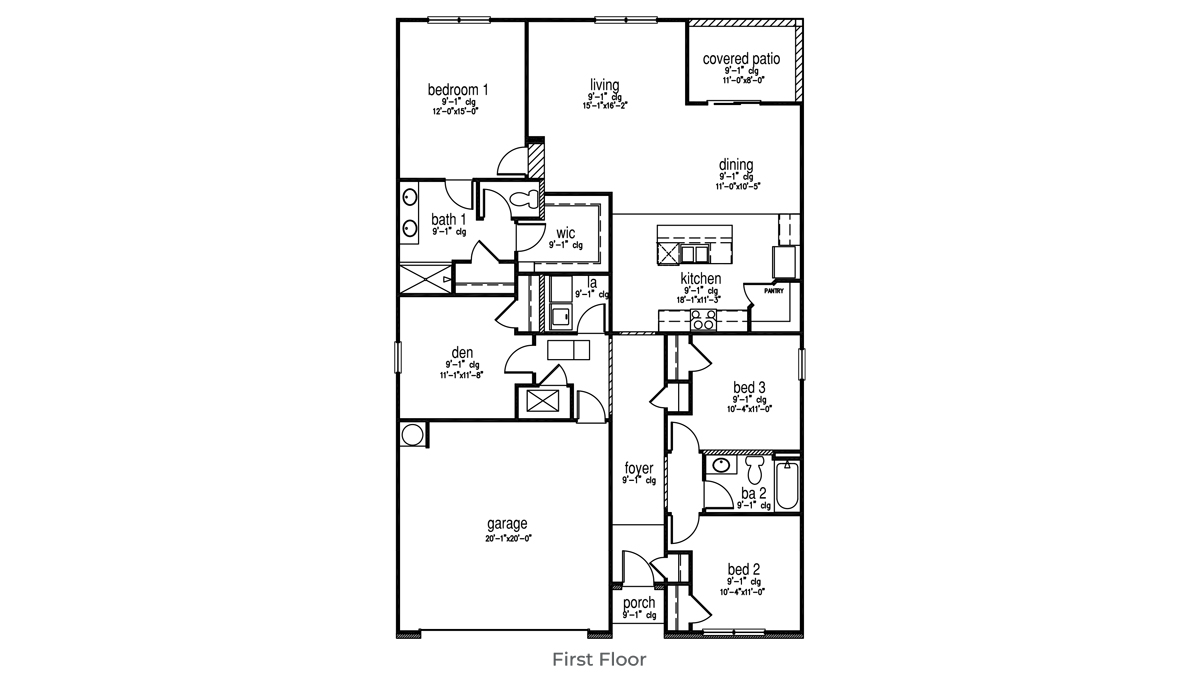 Floor Plan in Hillcrest | Ravenel, SC | D.R. Horton