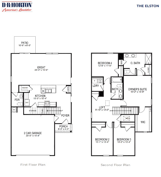 Floor Plan in Long Leaf Village | Rincon, GA | D.R. Horton